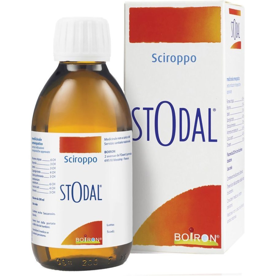 Stodal Sciroppo 200ml - Omeopatia per Tosse e Affezioni Respiratorie